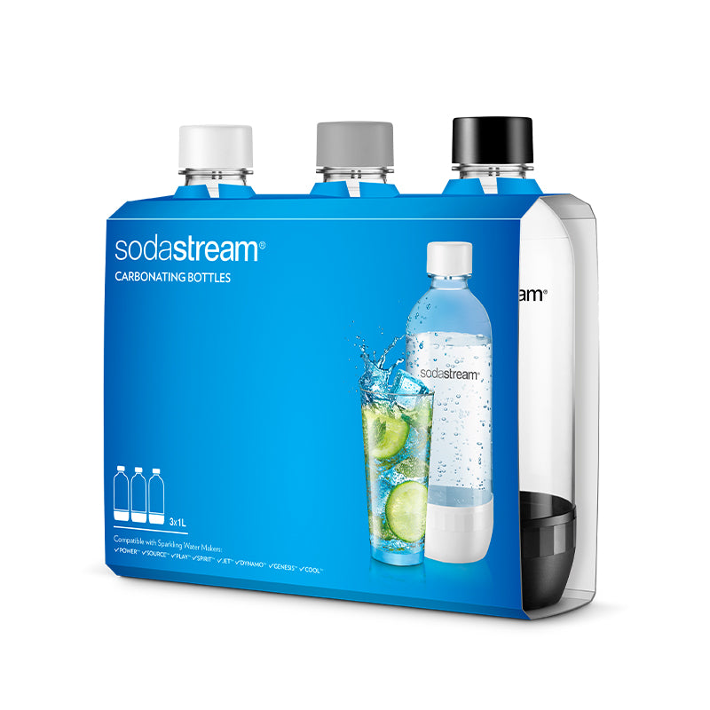 Sodastream PET Flasker 3 Stk. 1 Liter – Hjem & Bord